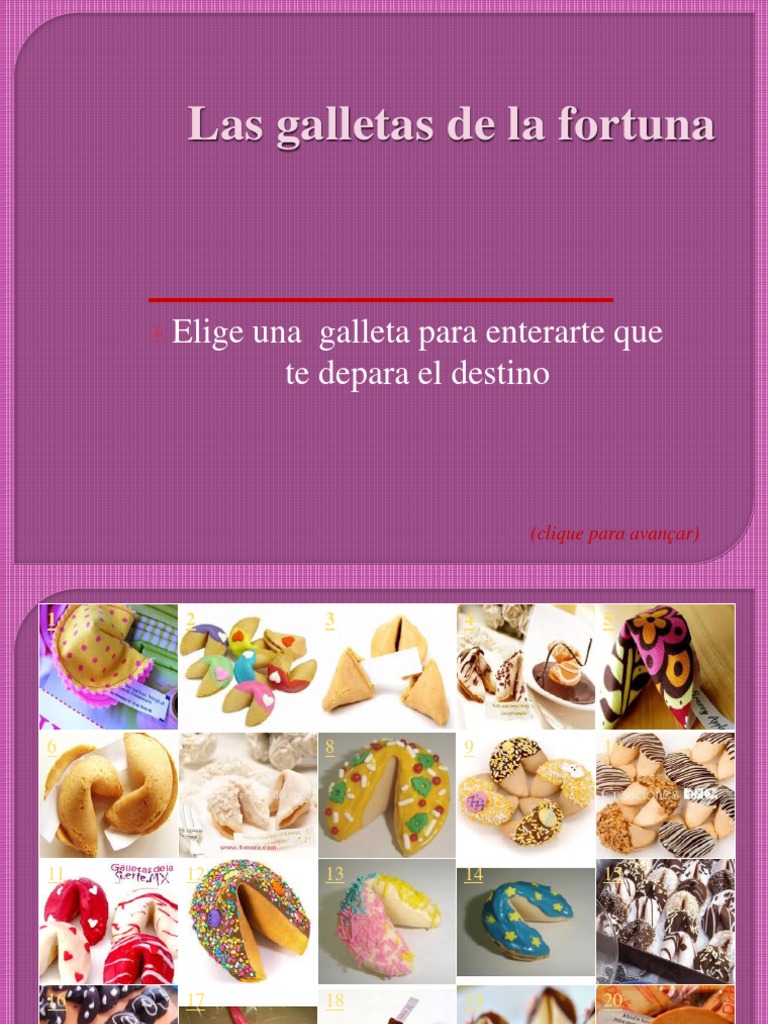 Galletas de La Suerte | PDF | Relaciones personales, crianza y ...
