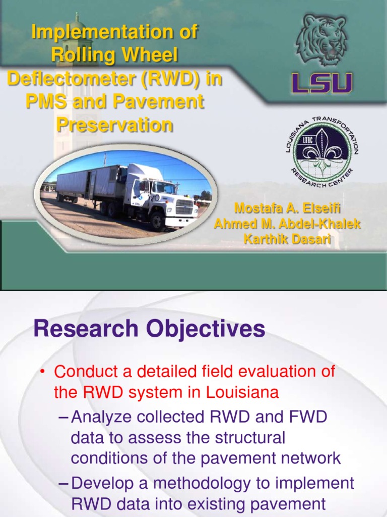 S64 - Pavement Structure Evaluation Using Rolling Wheel Deflectometer Data - LTC2013 | PDF ...