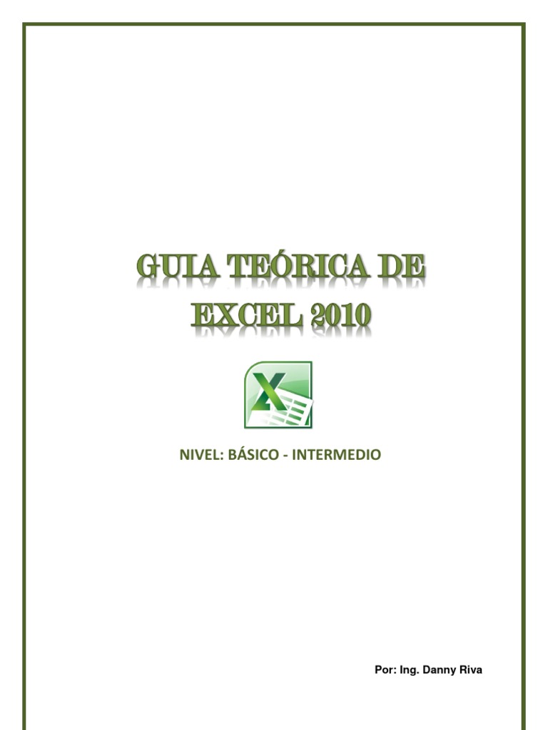 Guia Teorica Excel 2010 | PDF