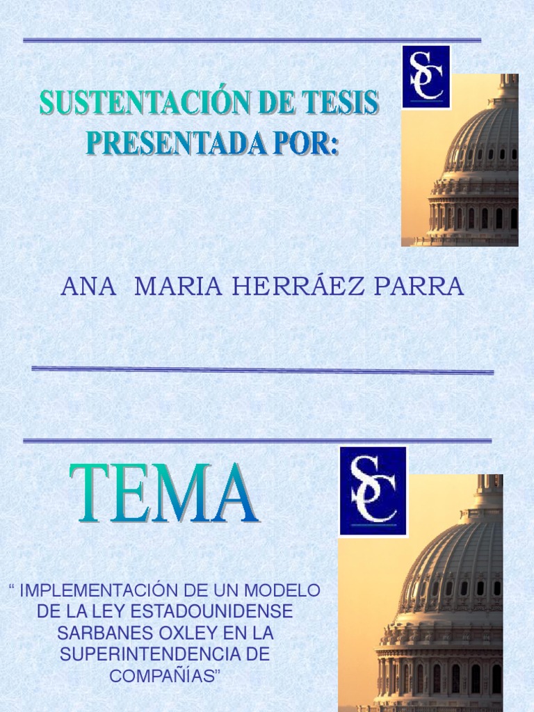 Beneficios de Ley Sarbanes Oxley - Sox 2010 | PDF | Sarbanes-Oxley ...