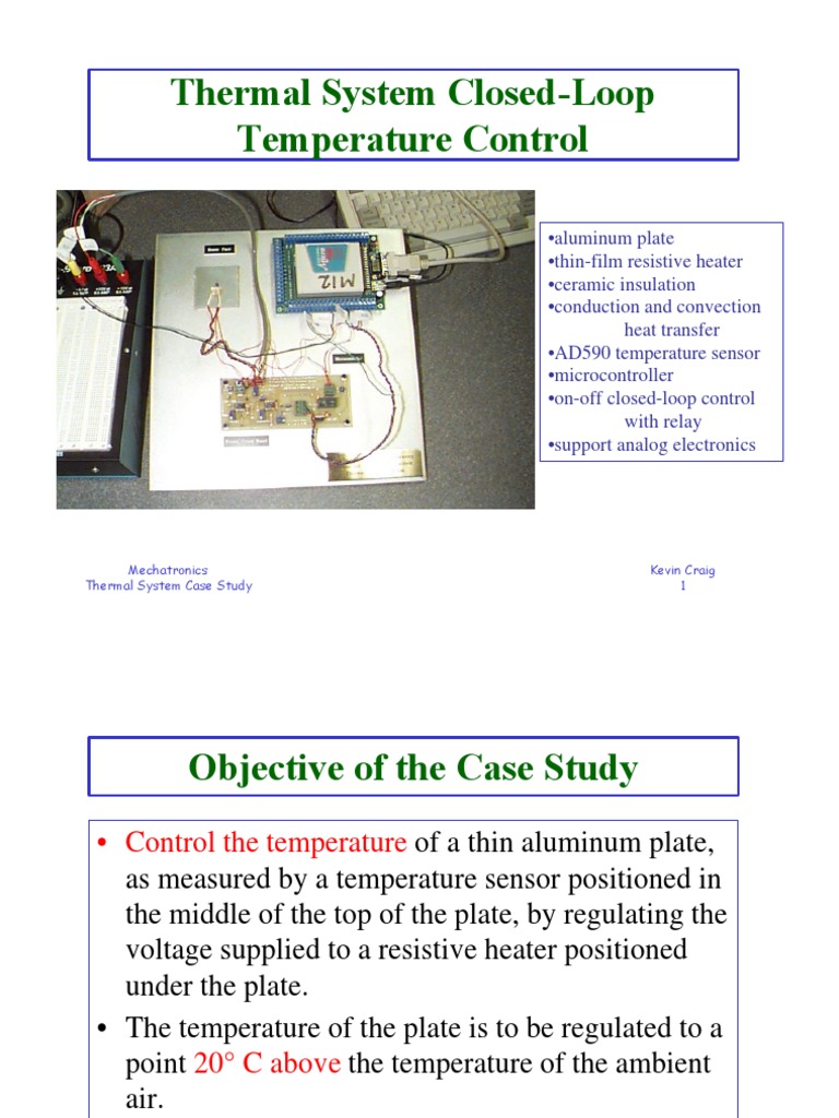 Thermal System Closed-Loop Temperature Control | PDF | Teaching Methods ...