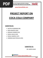 Coca-Cola Quality Management Manual | PDF | Coca Cola | Iso 9000