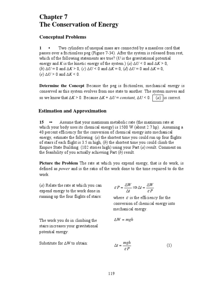 The Conservation of Energy: Conceptual Problems | PDF | Potential Energy | Electronvolt