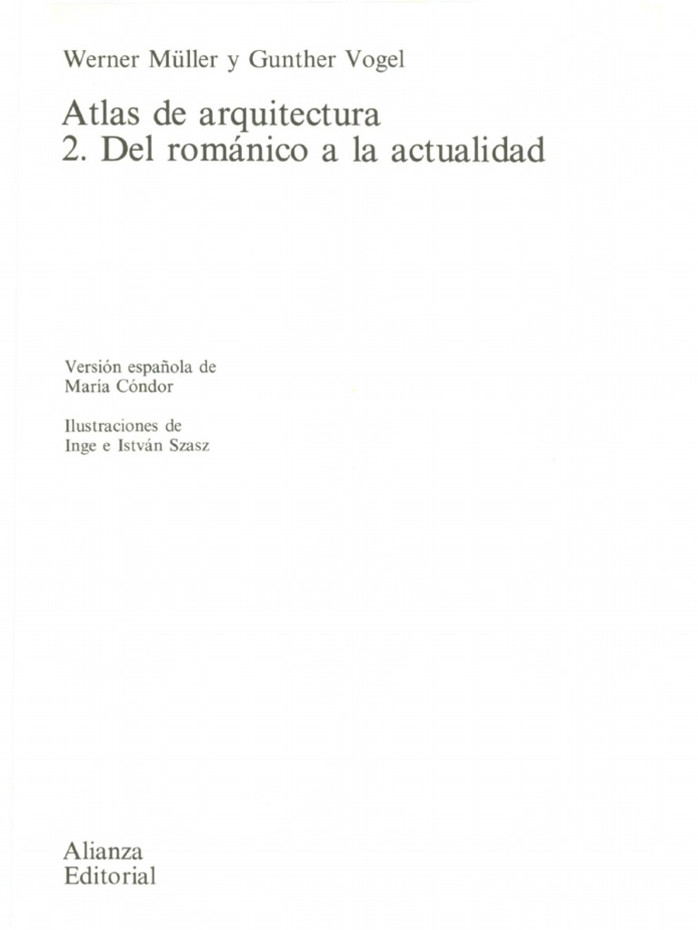 Muller Werner - Atlas de Arquitectura II | PDF Muller Werner - Atlas de Arquitectura II | PDF