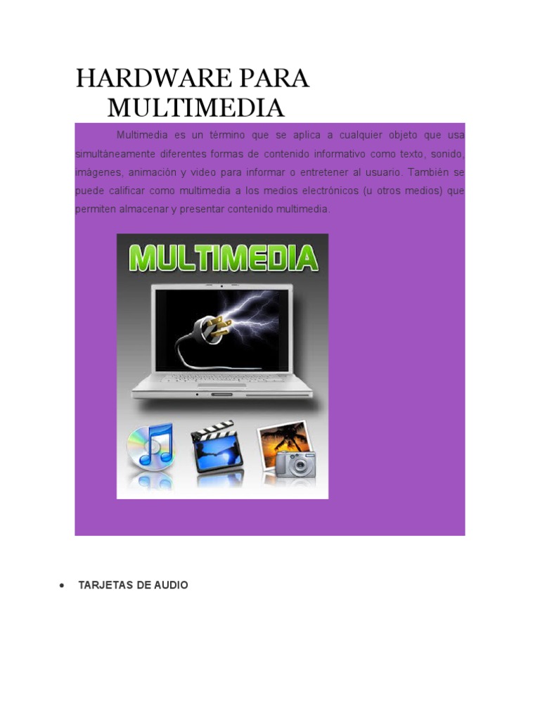 Hardware para Multimedia | PDF | Altoparlante | Disco compacto
