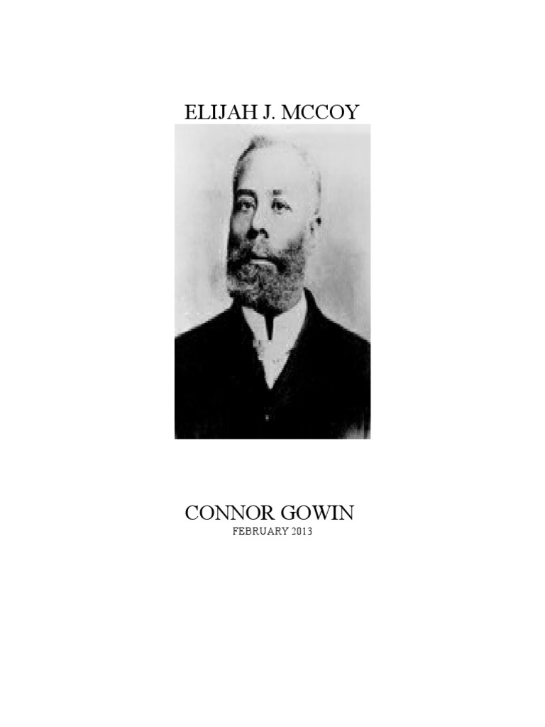 Elijah J. McCoy: Innovator of Trains | PDF