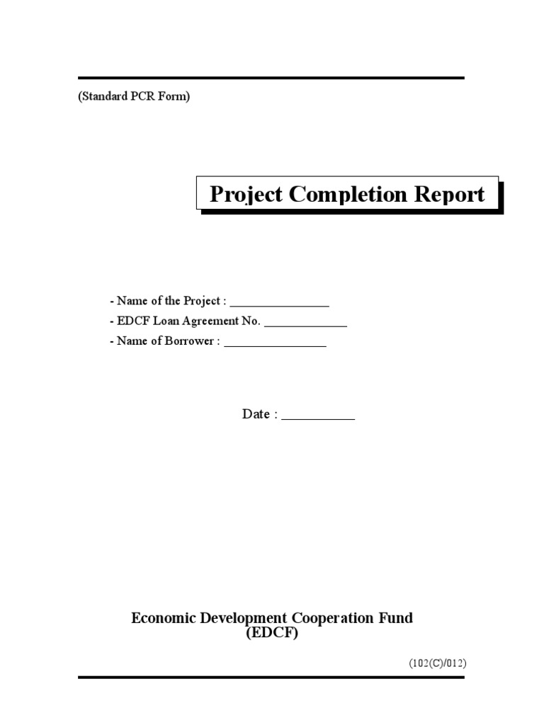 Project Completion Report | PDF | Real Estate Appraisal | Inflation