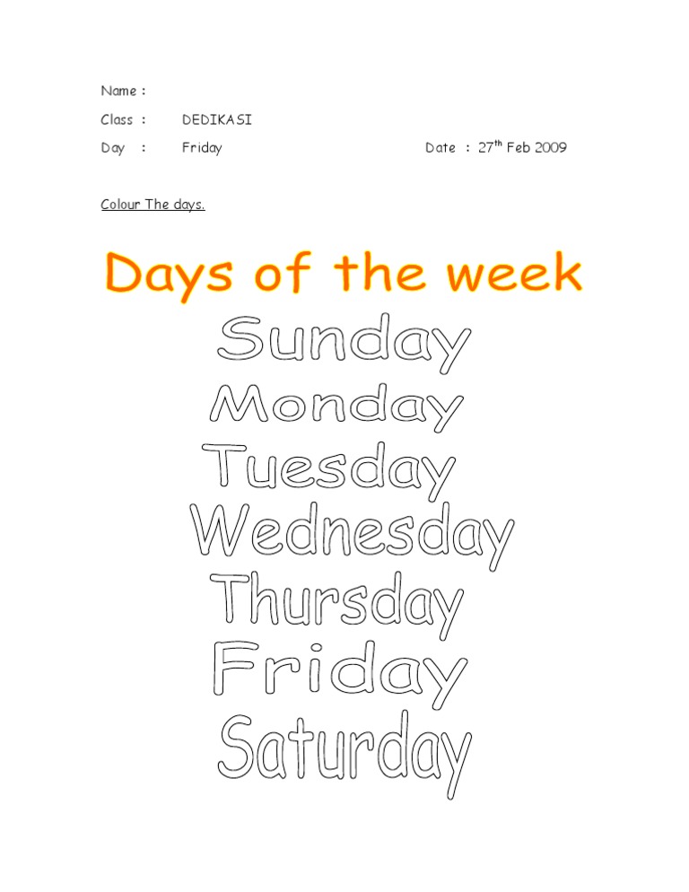 Name: Class: Dedikasi Day: Friday Date: 27 Feb 2009 | PDF