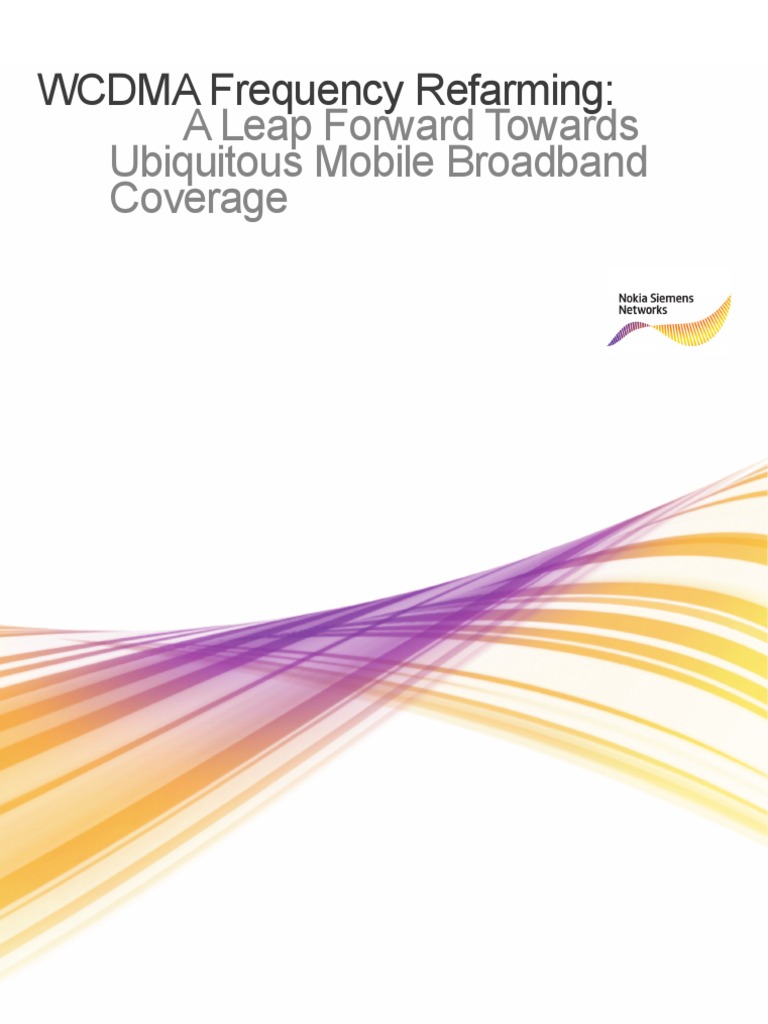 WCDMA Frequency Refarming | PDF