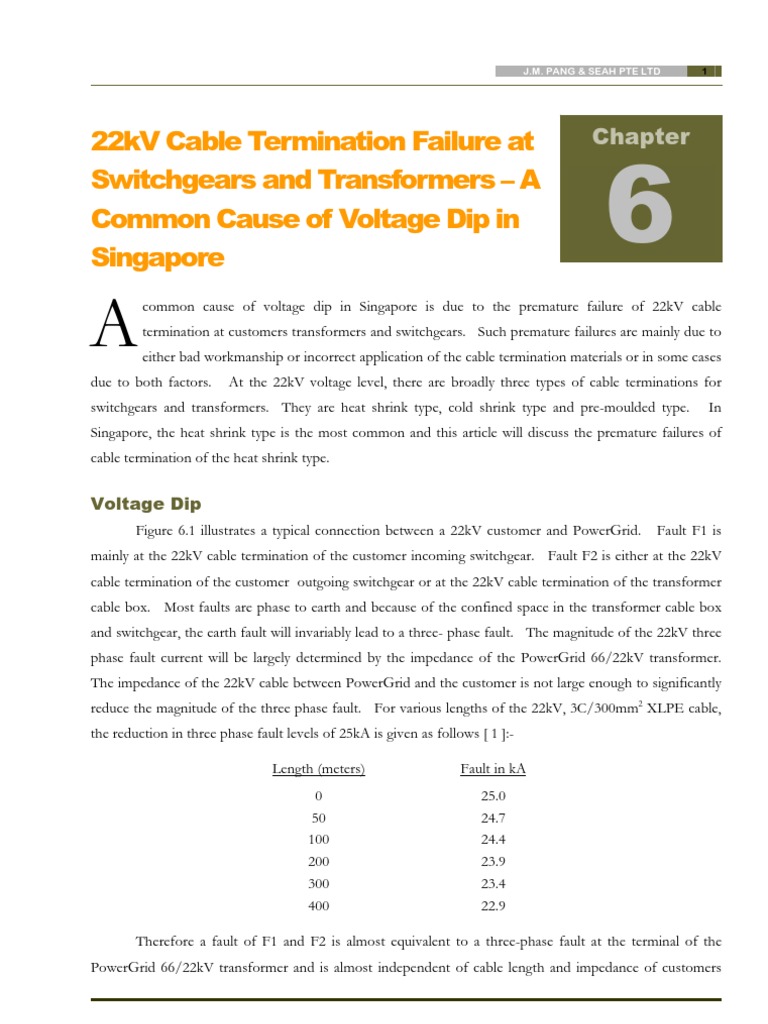 22kV-Cable-Termination-Failure (Chapter 6) PDF | PDF | Insulator ...