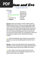 Paradise Lost Script | PDF | Paradise Lost | Adam And Eve