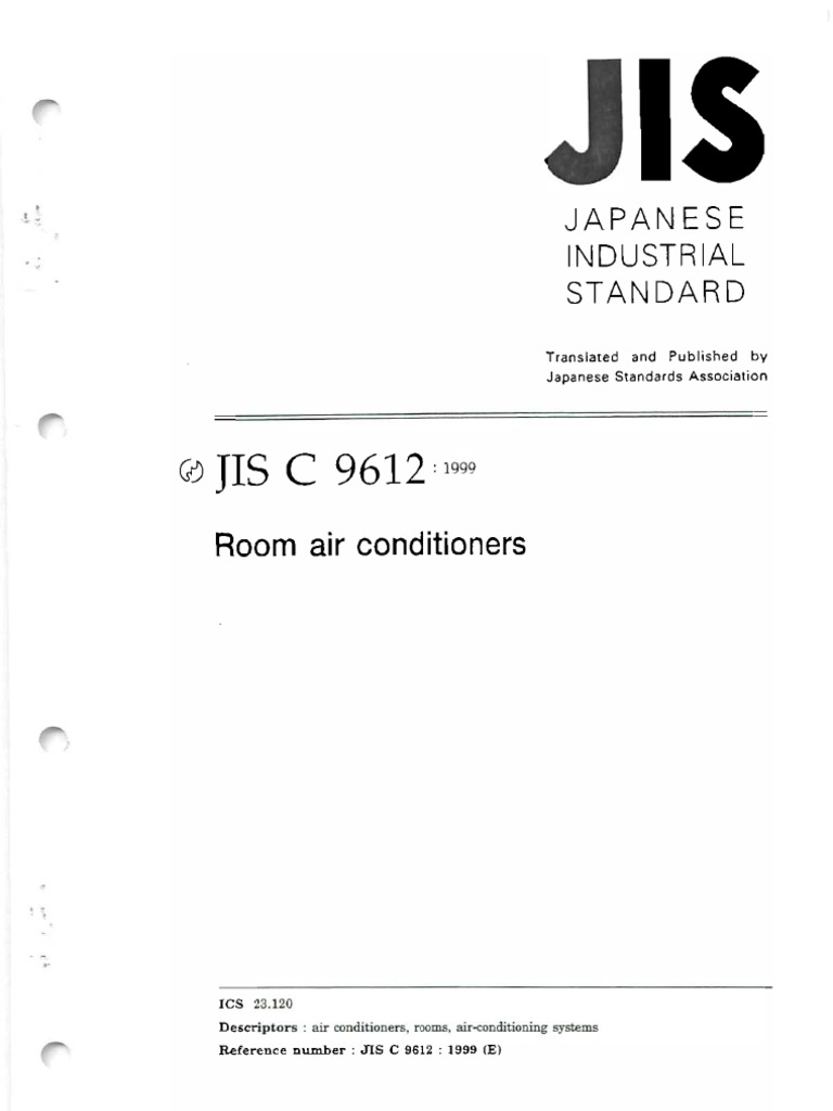 JIS C 9612 1999 (English Ver.) | PDF