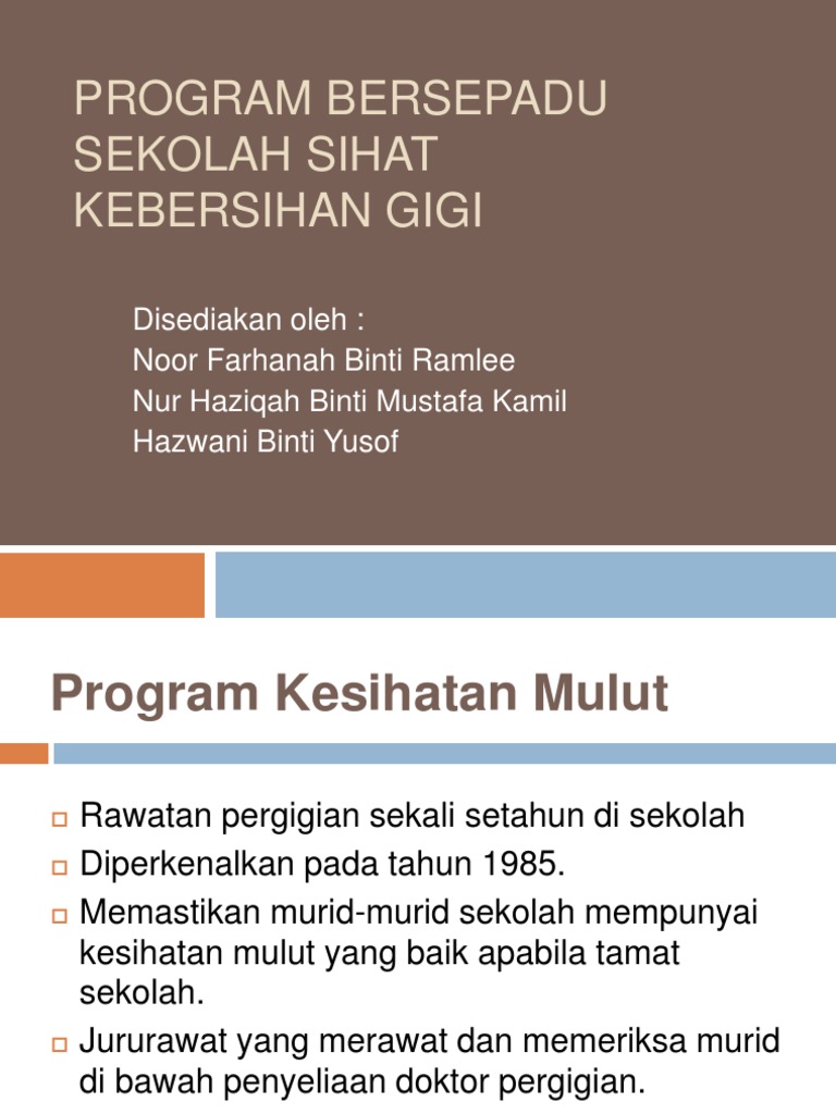 Program Bersepadu Sekolah Sihat