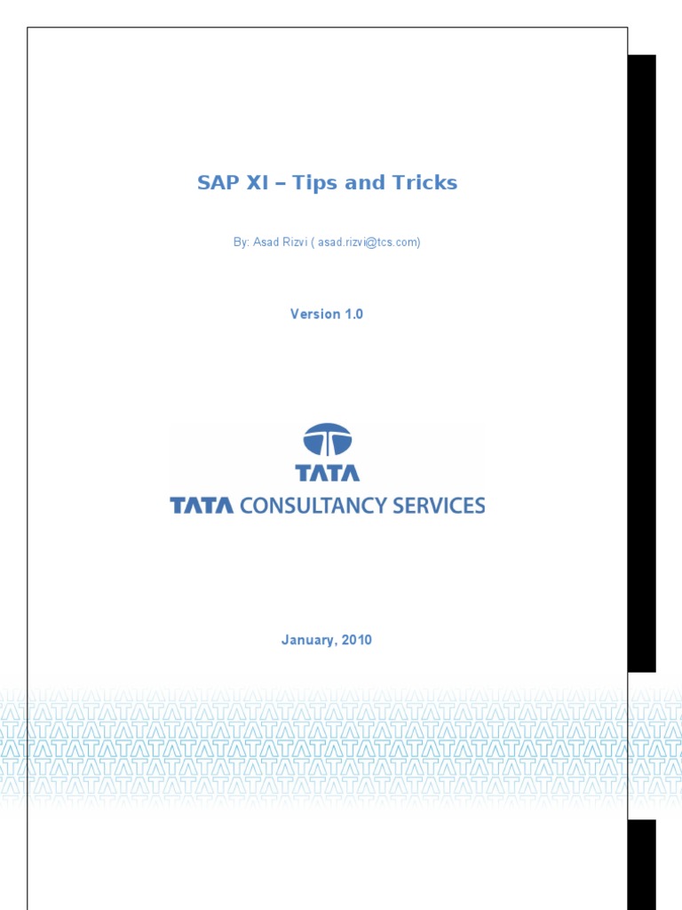 SAP XI Tips and Tricks | PDF | Hypertext Transfer Protocol | Business ...