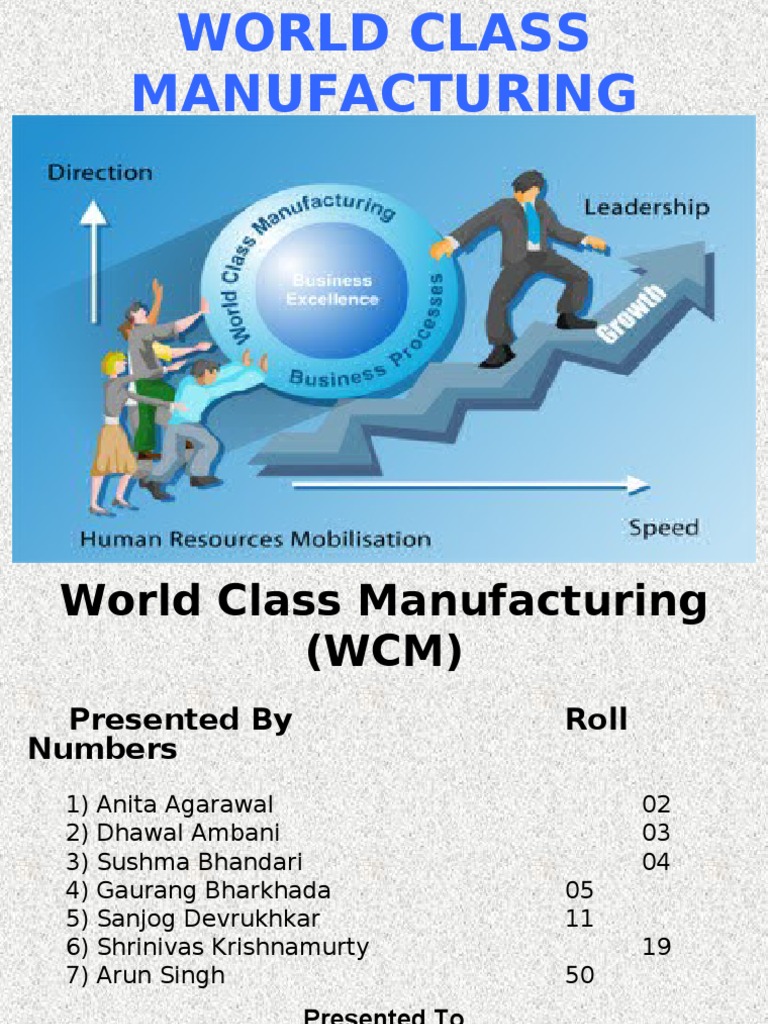 World Class Manufacturing Overview | PDF | Inventory | Business Process ...