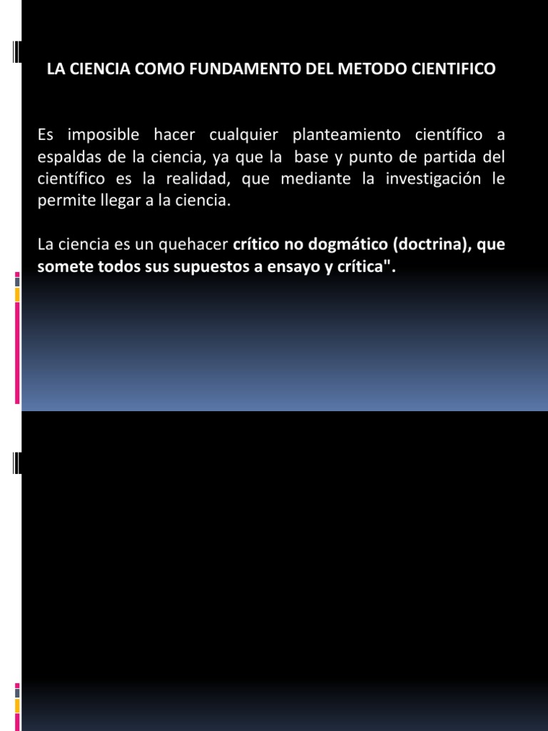 Presentacion 2 | PDF | Método científico | Science