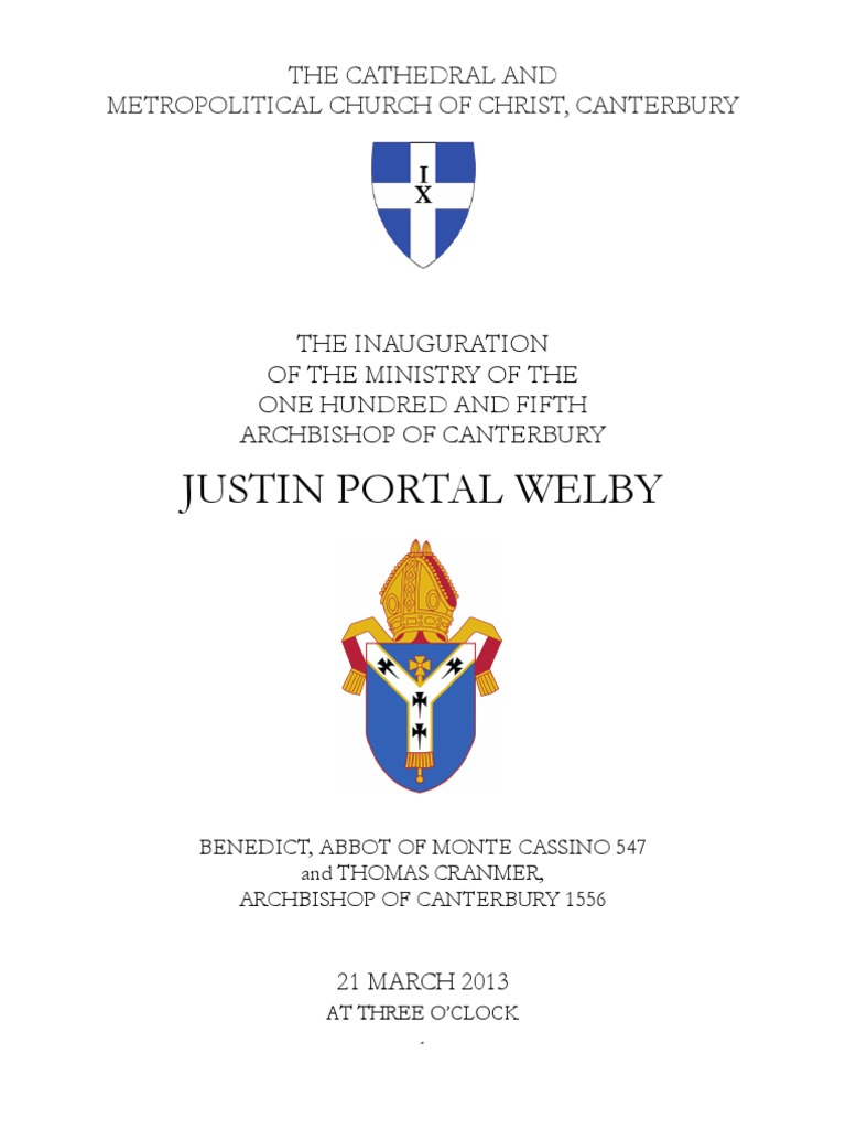 Inauguration Order of Service | PDF | Religious Behaviour And ...