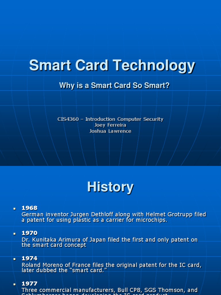 Smart Card Technology | PDF | Smart Card | Operating System