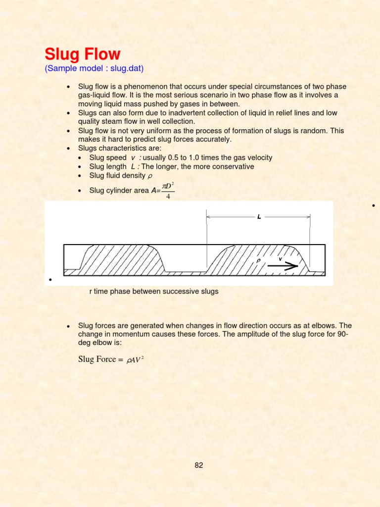 Slug Flow | PDF