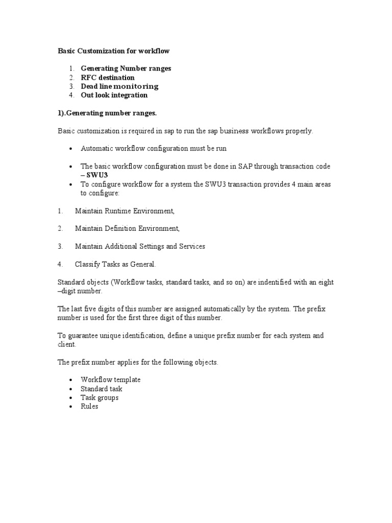 Basic Customization For Workflow Pdf Workflow Ibm Notes