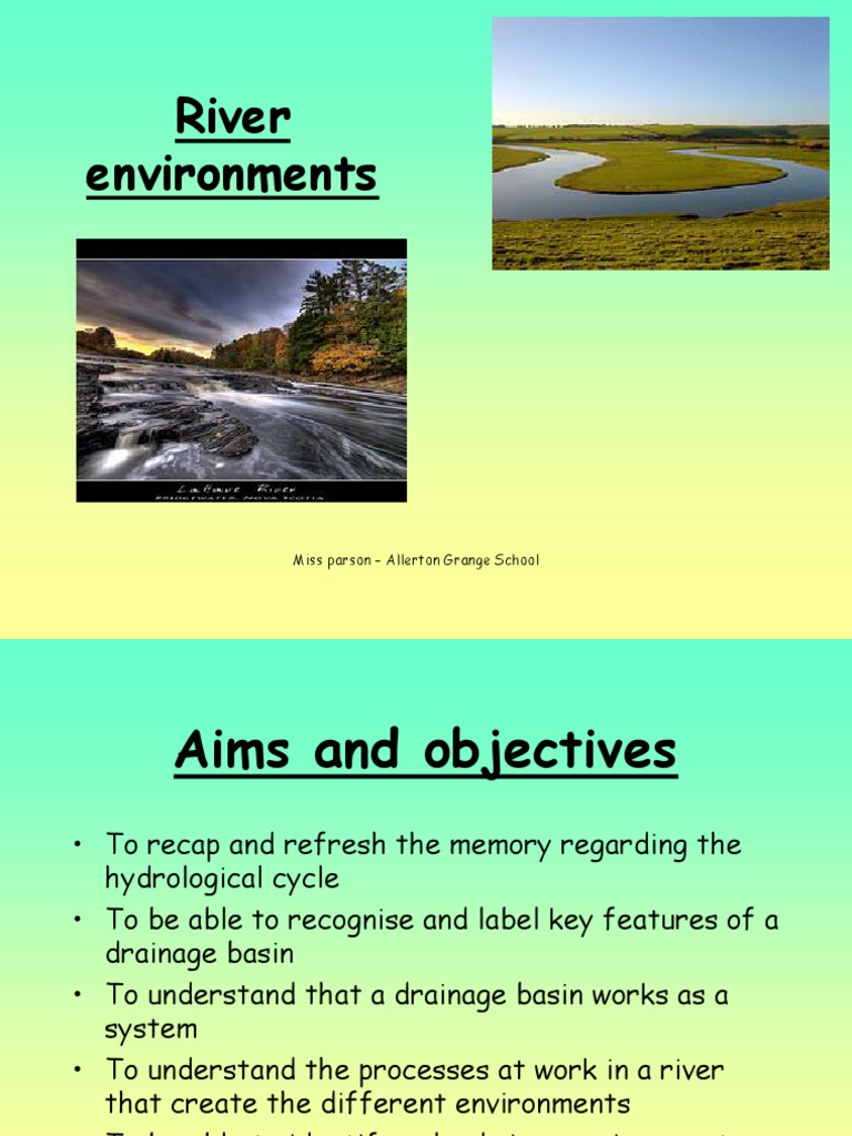 Key Features of River Systems | PDF | River | Erosion