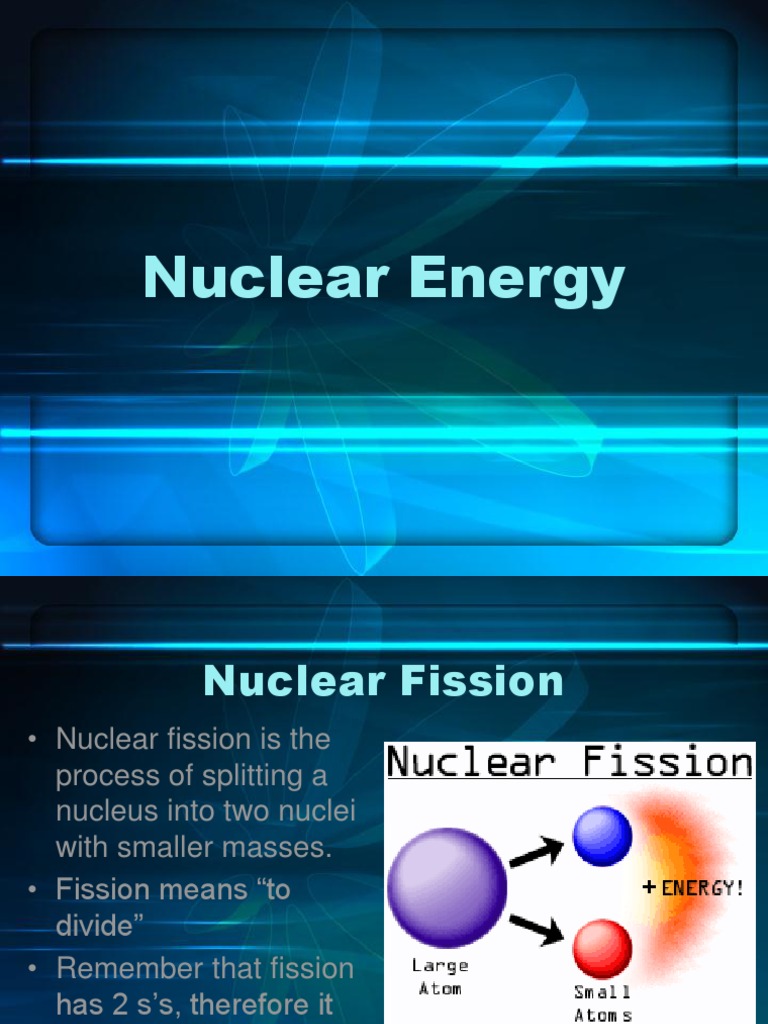 Nuclear Energy | PDF
