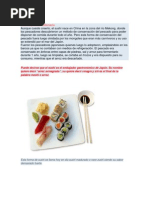 Cuestionario Sushi | PDF | Sushi | Comida y bebida