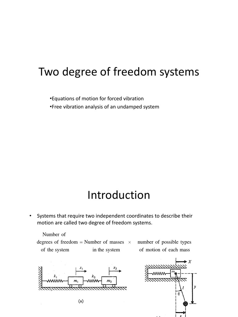 Multi Degree of Freedom | Normal Mode | Eigenvalues And Eigenvectors