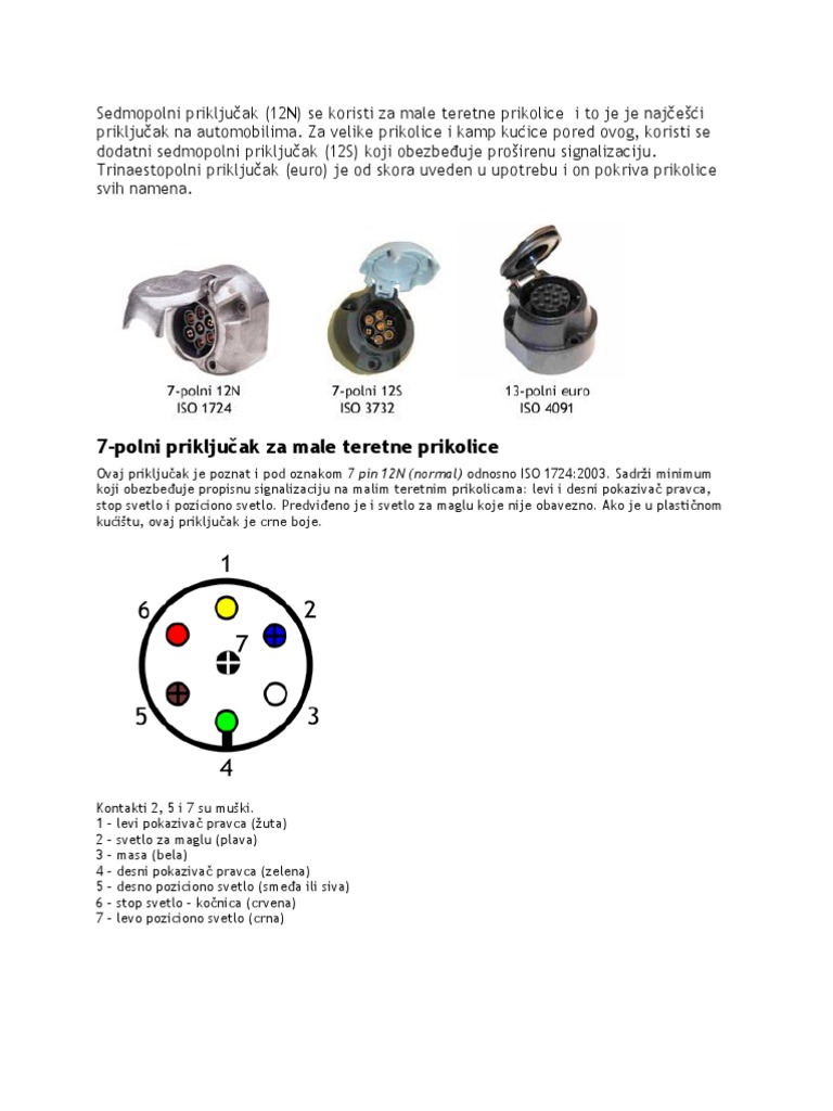 Prikljucak Prikolice | PDF