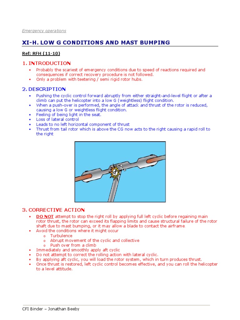 Low G and Mast Bumping | PDF