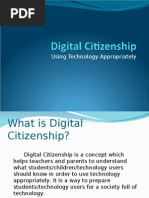 Digital Citizenship Powerpoint | PDF | Citizenship | Digital Rights