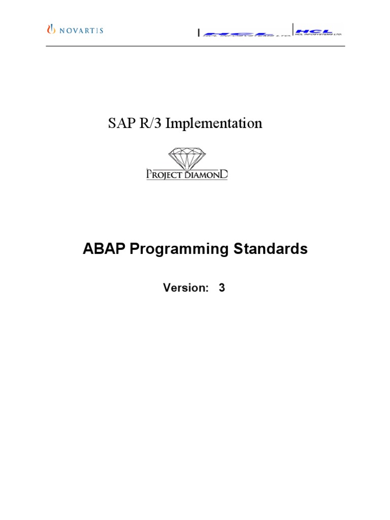 1295 HCL Abap Coding | PDF | Parameter (Computer Programming) | Subroutine