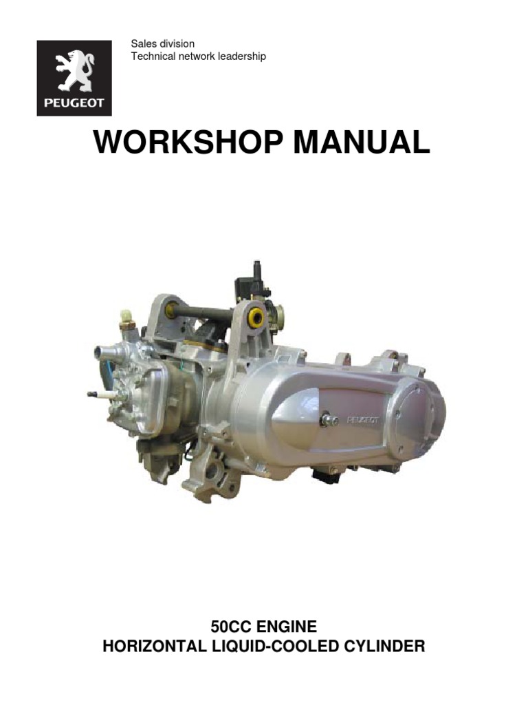 50cc Liquid Cooled Motor Manual | PDF | Carburetor | Piston