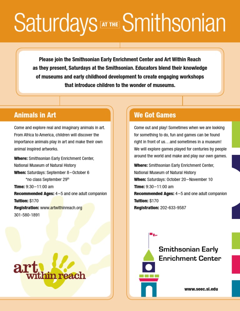 Smithsonian Kids' Art Workshops | PDF | Social Science
