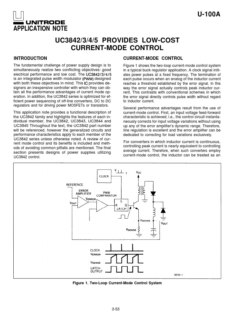 AppNote03 Uc3842 | PDF | Amplifier | Capacitor