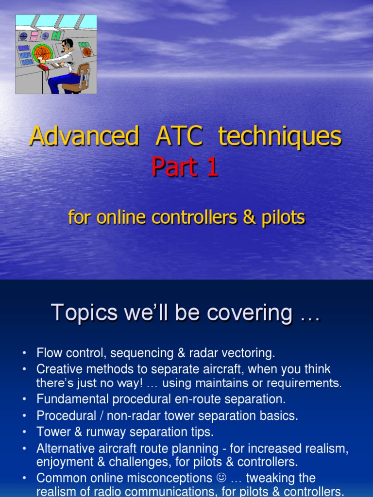 Advanced ATC Techniques - Part 1a | PDF | Air Traffic Control ...