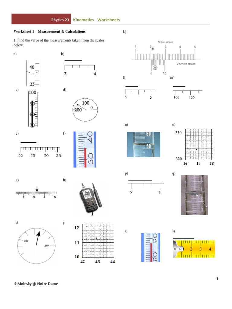 Kinematics Worksheet: Velocity & Acceleration | PDF | Velocity ...