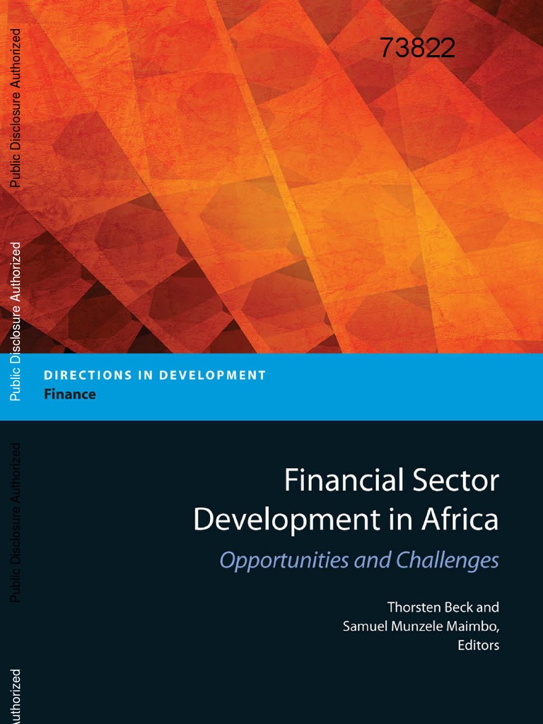 Financial Sector Development in Africa | PDF | Microfinance | World Bank