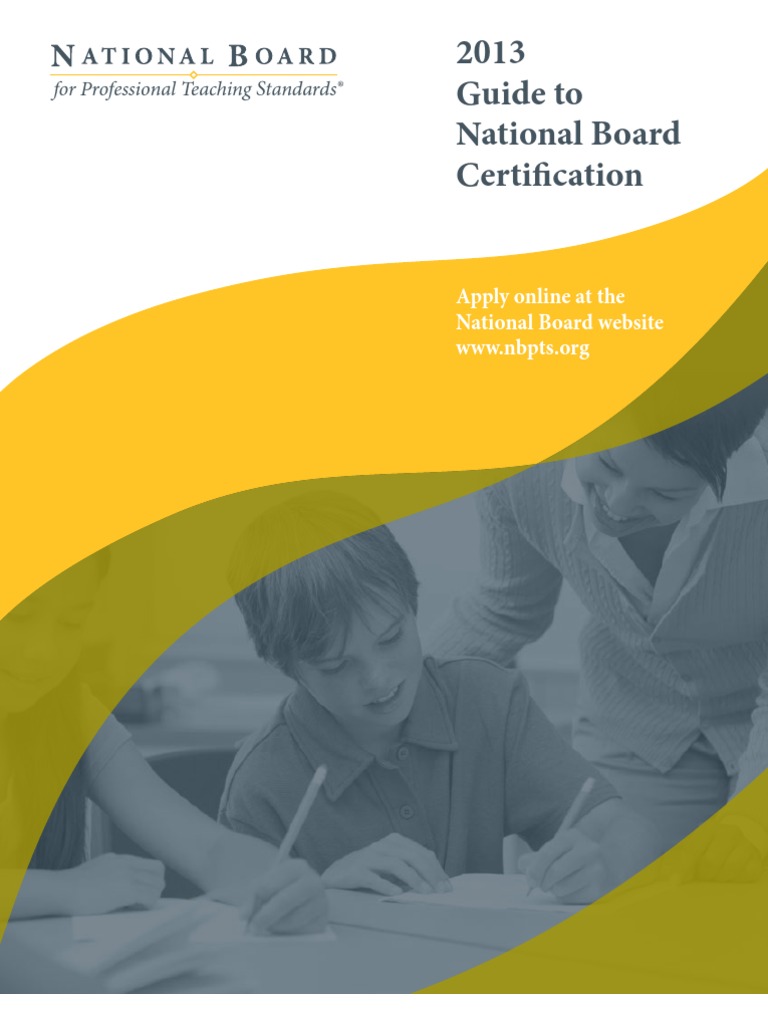 National Board Certification Guide | PDF | Business | Finance & Money ...