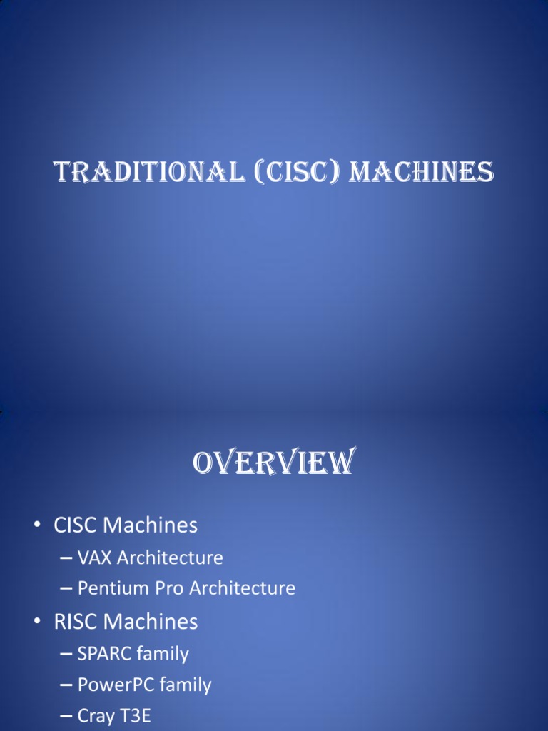Risc Ans Cisc | PDF | Instruction Set | Integer (Computer Science)