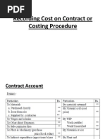 Contract Accounting Guidelines | PDF | Debits And Credits | Banking