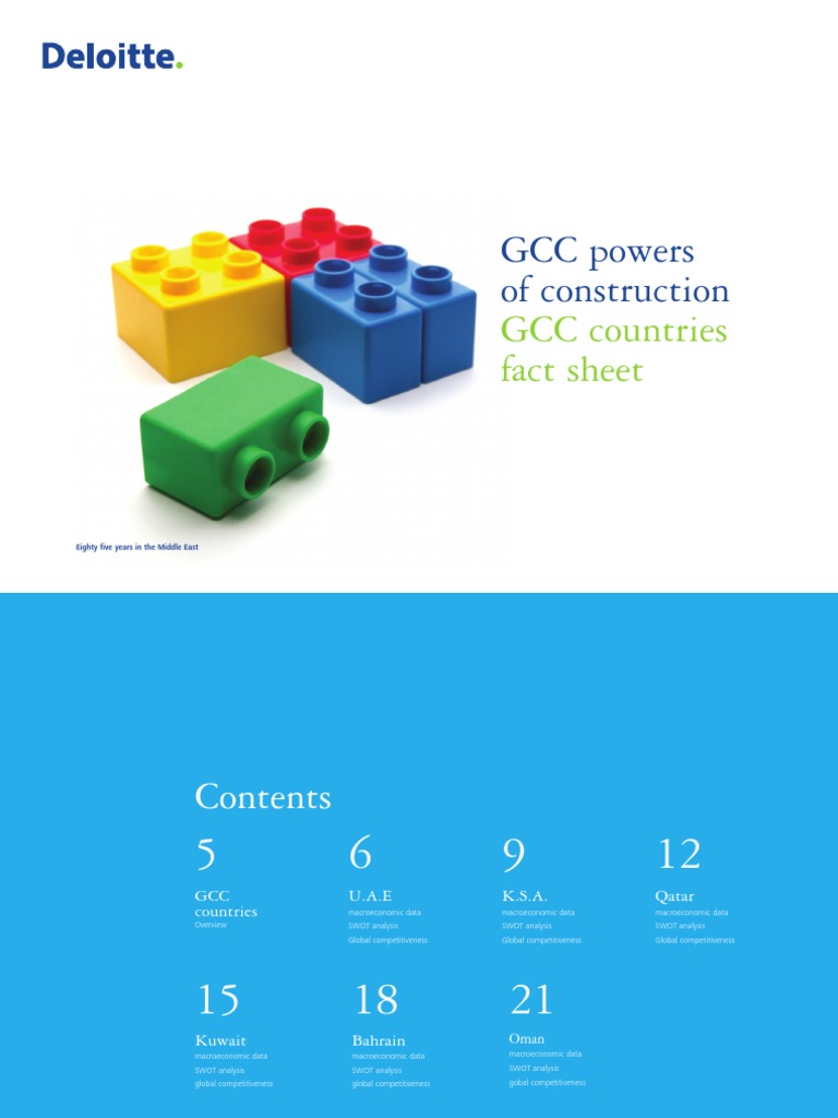 Deloitte GCC PPT Fact Sheet | PDF | Gulf Cooperation Council | Gross ...