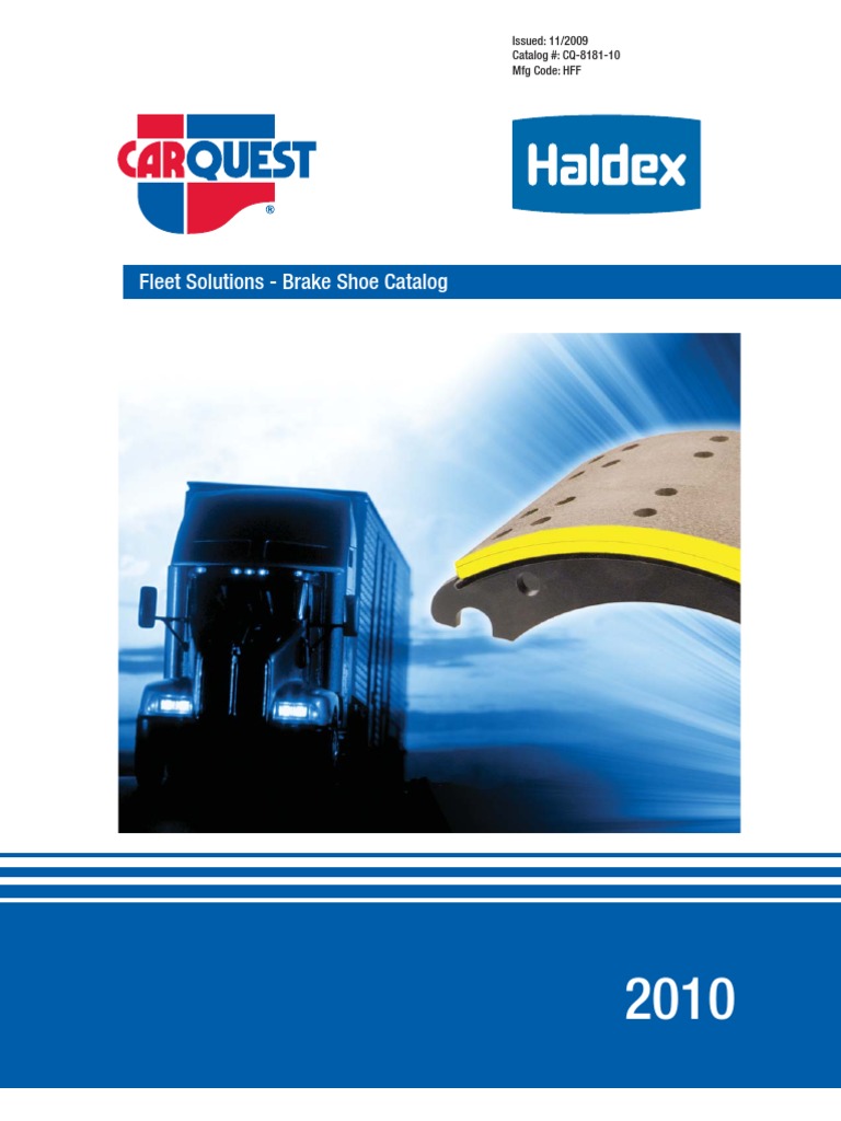 HFF Carquest Friction 2010 | PDF | Brake | Vehicles
