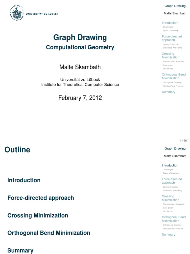 Presentation 7-02-13 Graph Drawing | PDF | Algorithms | Discrete ...