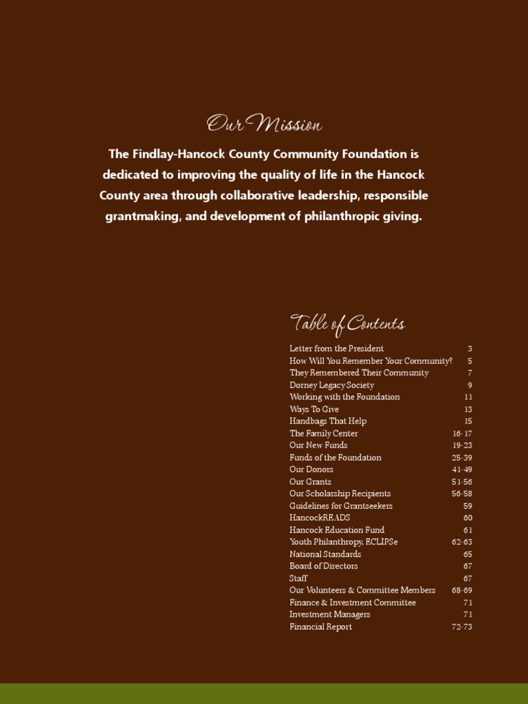 TCF Annual Report 07 Web | PDF | Nonprofit Organization | Taxes