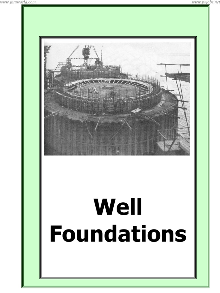 Well Foundation | PDF