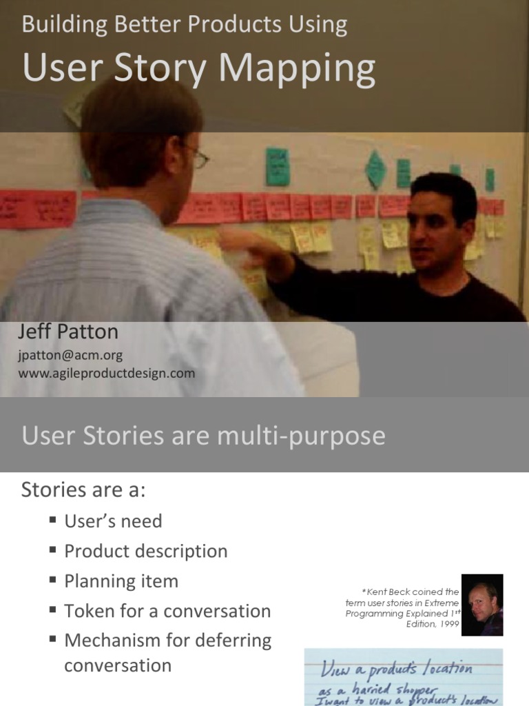 User Story Mapping | Download Free PDF | Agile Software Development ...