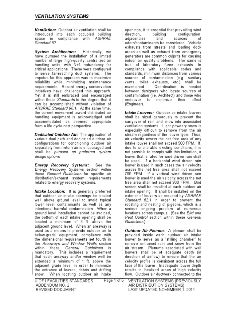 Ventilation Systems | Duct (Flow) | Ventilation (Architecture)