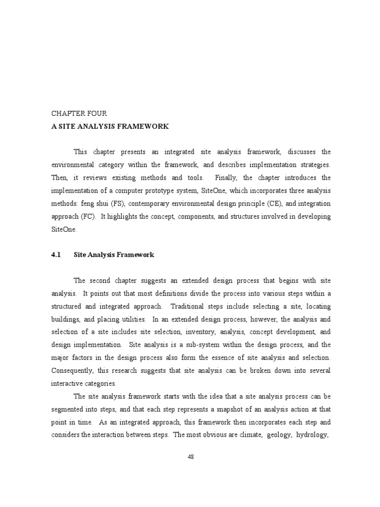 A Site Analysis Framework | PDF | Arc Gis | Geographic Information System