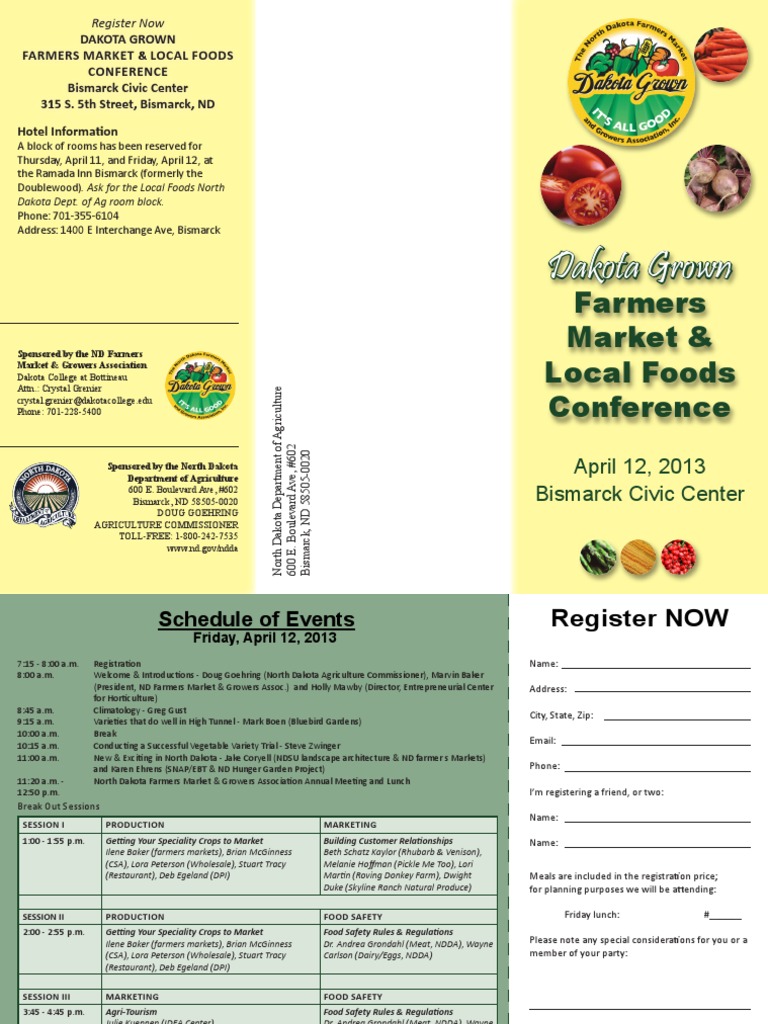 Local Foods Conference Brochure | PDF